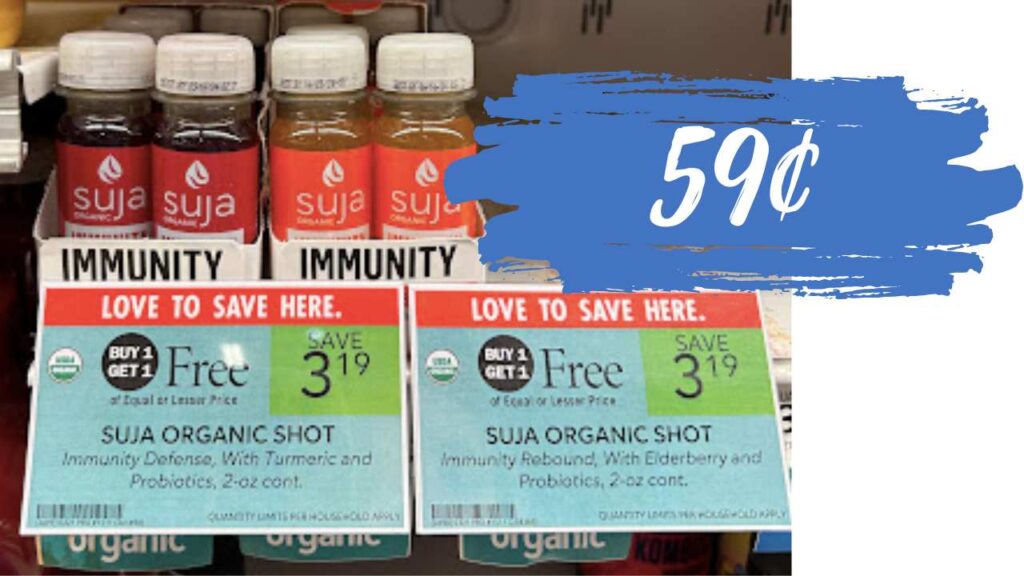 59¢ Suja Organic Wellness Shots :: Southern Savers
