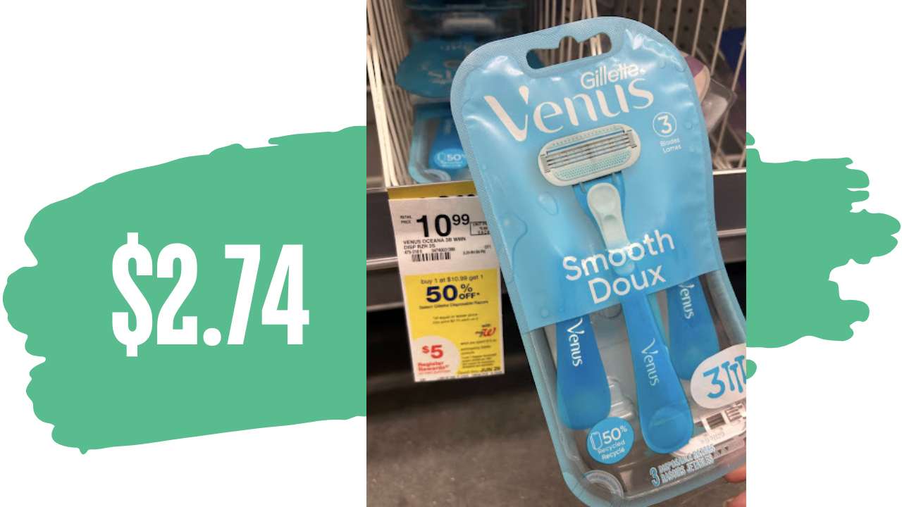 $2.74 Venus Smooth Razors at Walgreens :: Southern Savers