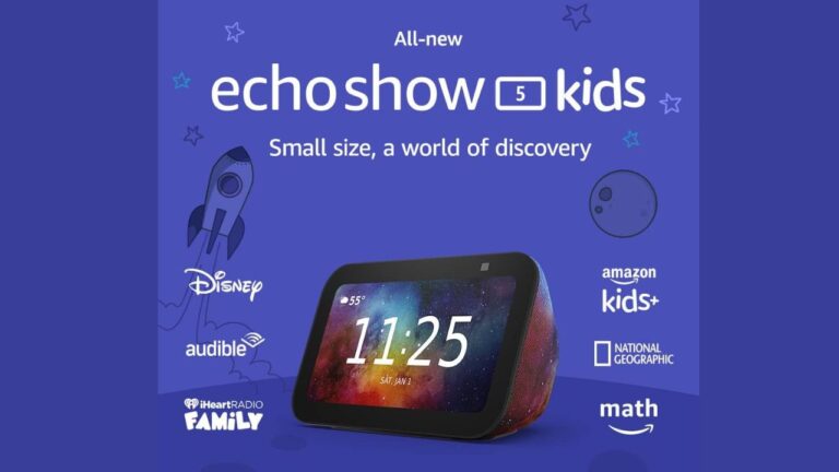 All New Echo Show 5 Kids + 1 Year Amazon Kids+ Only $45 (reg. $100 ...