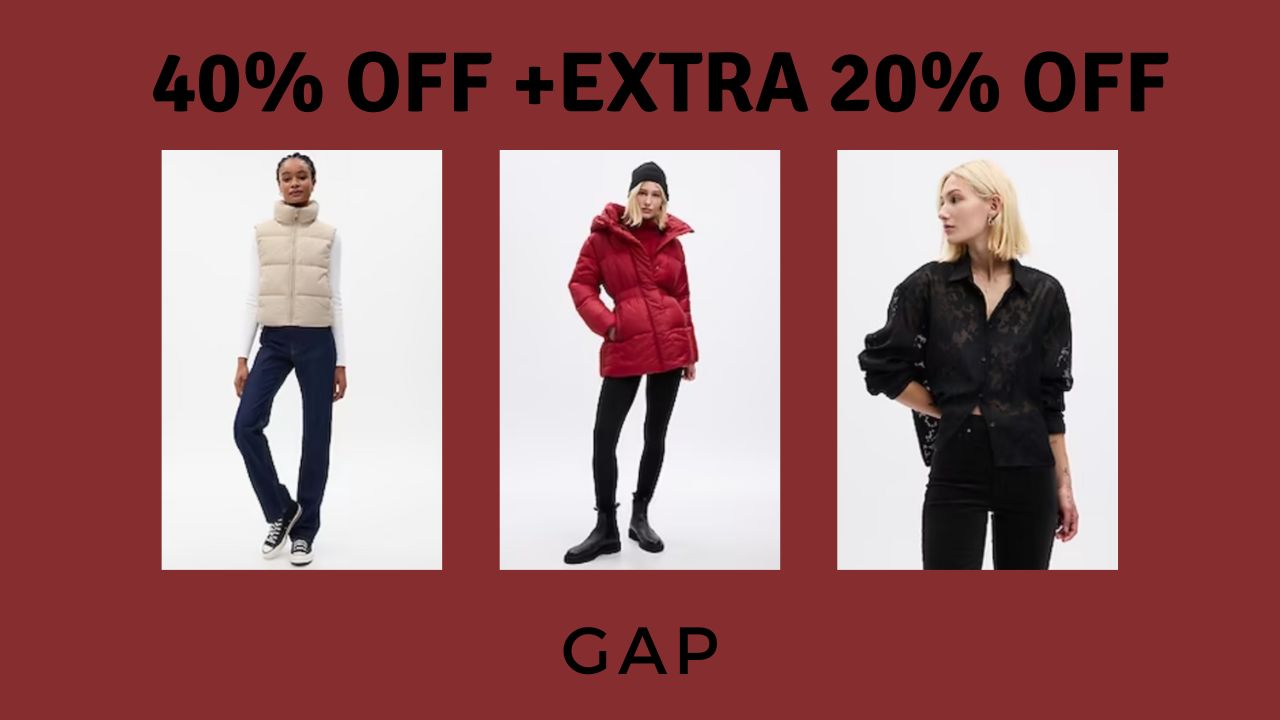 40% Off + Extra 20% Off at GAP :: Southern Savers