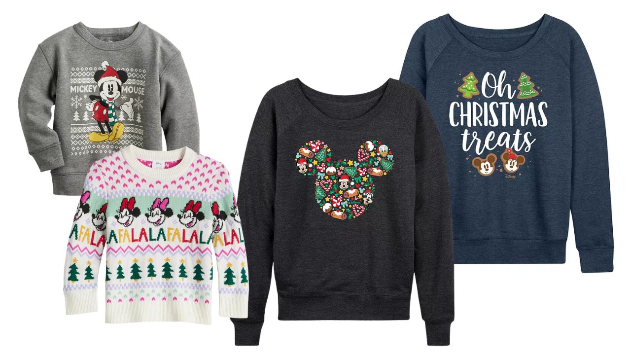 Disney Christmas Sweaters | $12.74 Women, $6.80 Toddler :: Southern Savers
