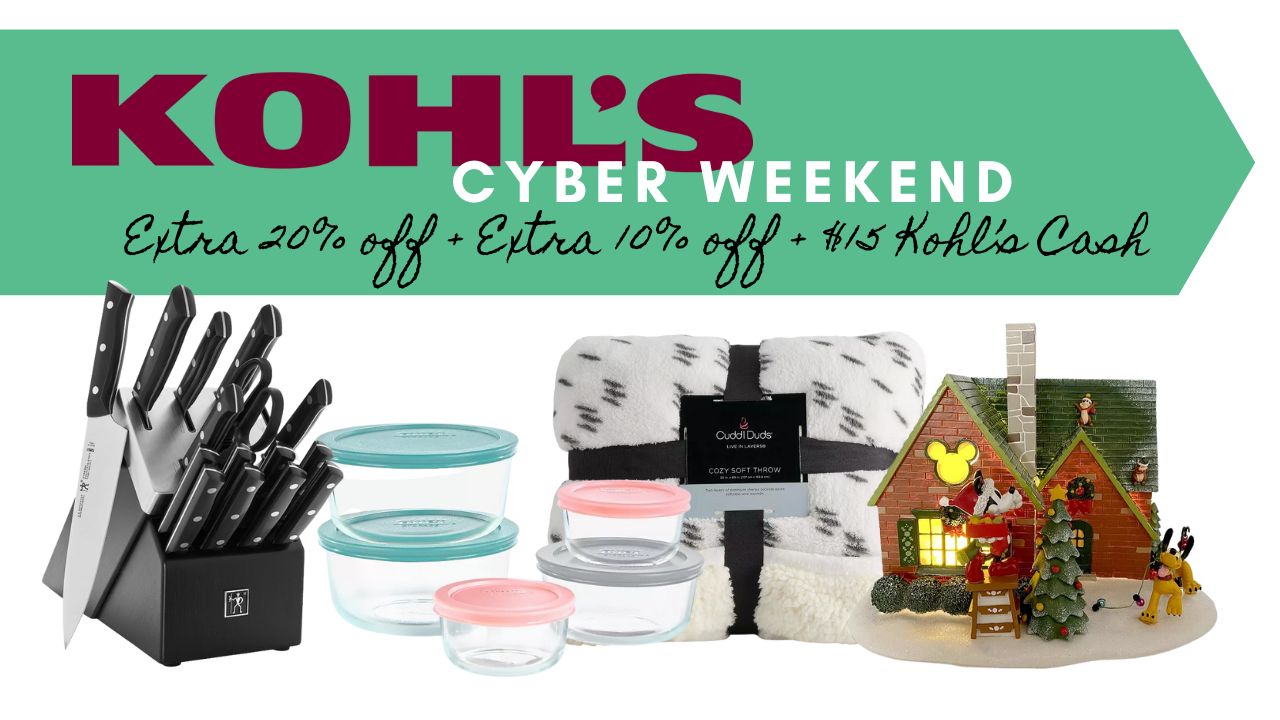 Kohl's Cyber Week Deals Are Live! :: Southern Savers