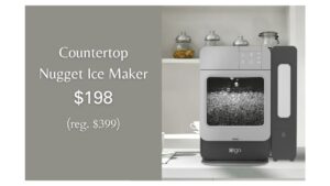 Orgo The Sonic Countertop Ice Maker $198 (reg. $399) :: Southern Savers