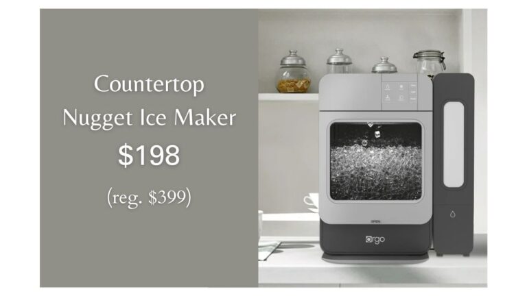 Orgo The Sonic Countertop Ice Maker $198 (reg. $399) :: Southern Savers