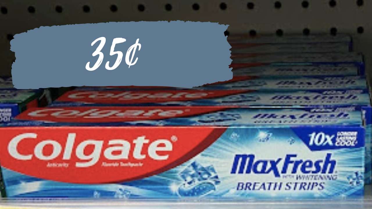 Get Colgate Max Fresh or Max Clean Toothpaste for 35¢ at Publix ...