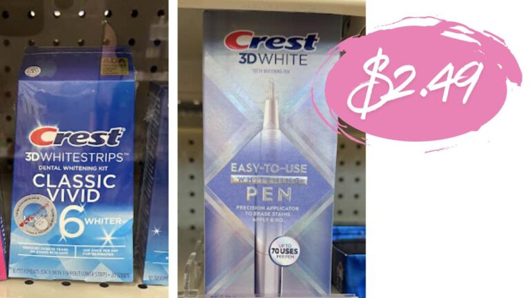 $2.49 Crest Whitening Kit & 3D Whitening Pen (reg. up to $35.99) at ...