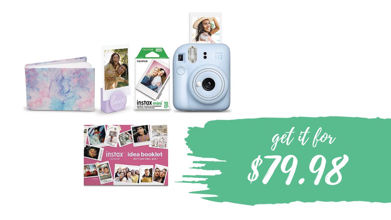 QVC | Fujifilm Instax Mini 12 Bundle $79.98 (reg. $109) :: Southern Savers