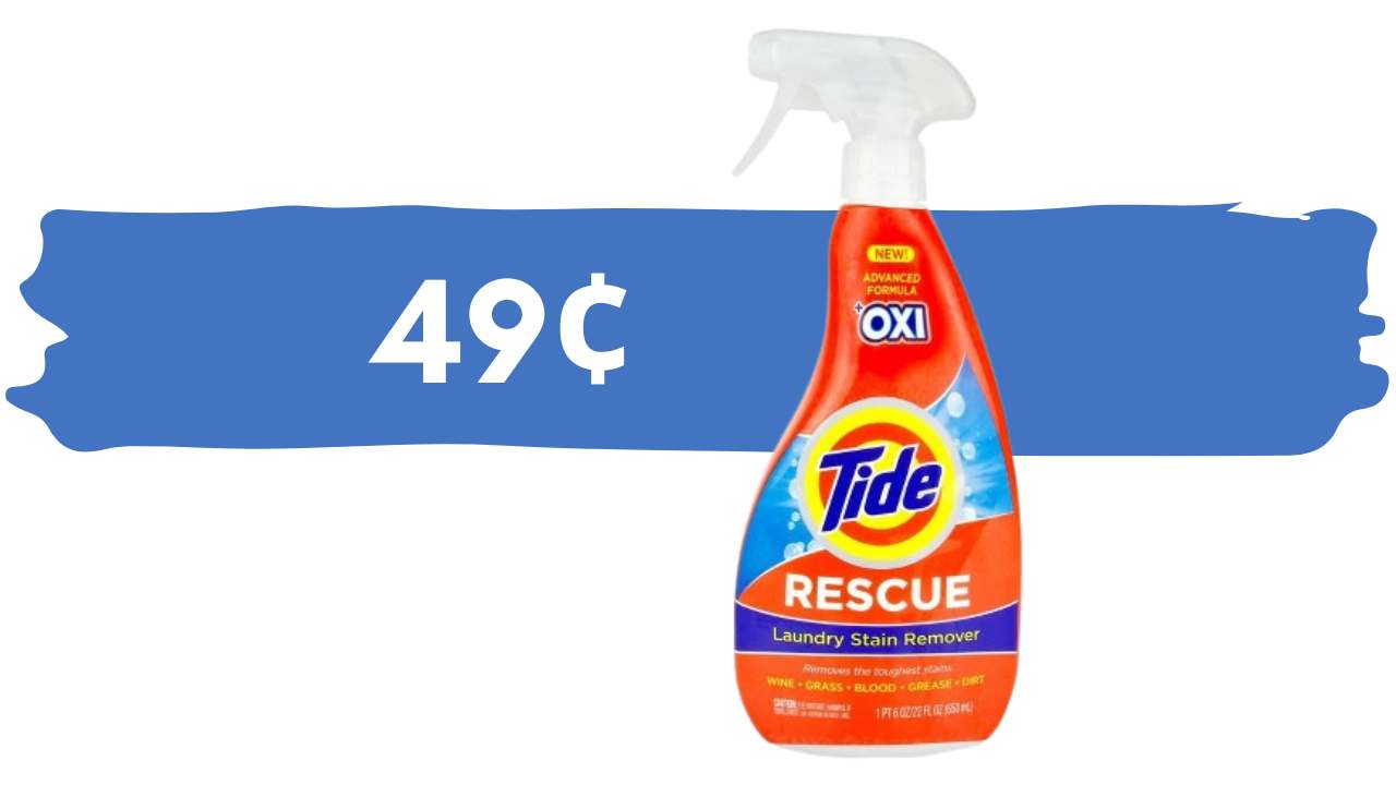 49¢ Tide Rescue Laundry Stain Remover (reg. $4.99) at Publix ...