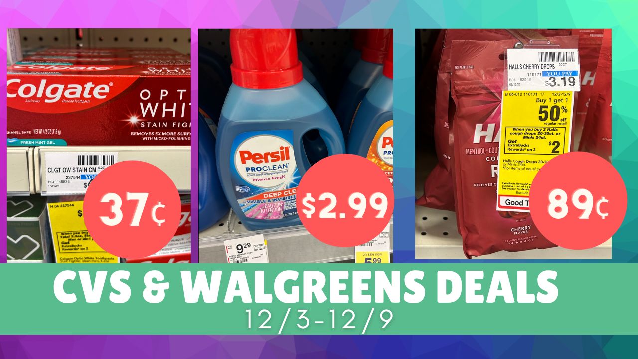 Video: Top CVS & Walgreens Deals 12/3-12/9 :: Southern Savers
