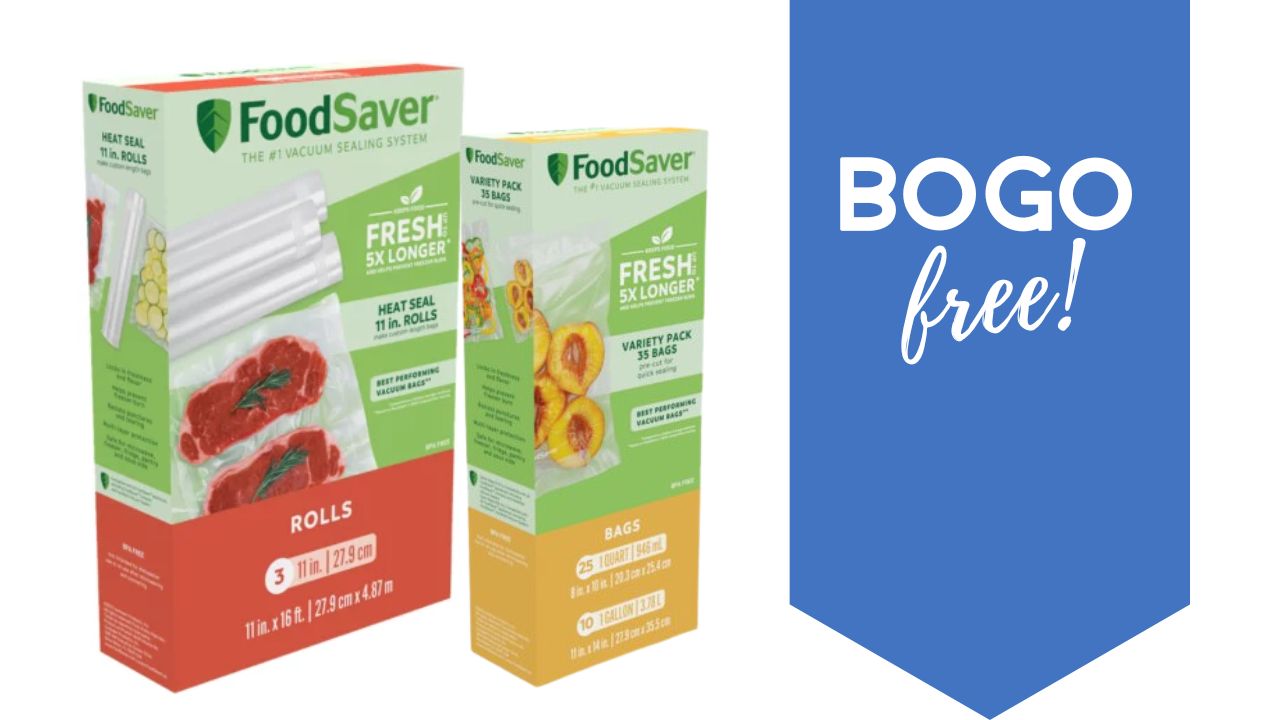 B1G1 FREE FoodSaver Vacuum-Seal Bags! :: Southern Savers