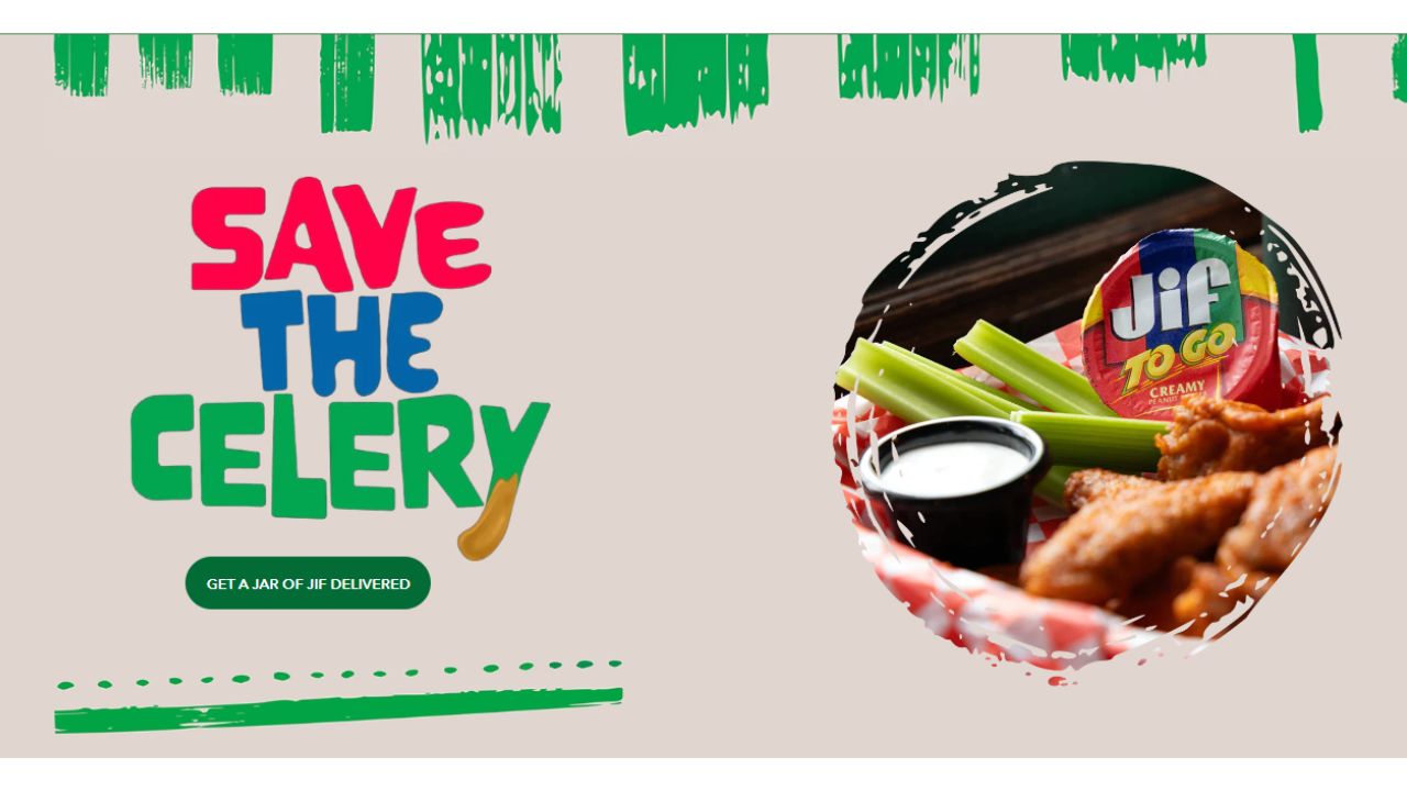 Save the Celery! Claim your FREE Jif Peanut Butter Jar :: Southern Savers