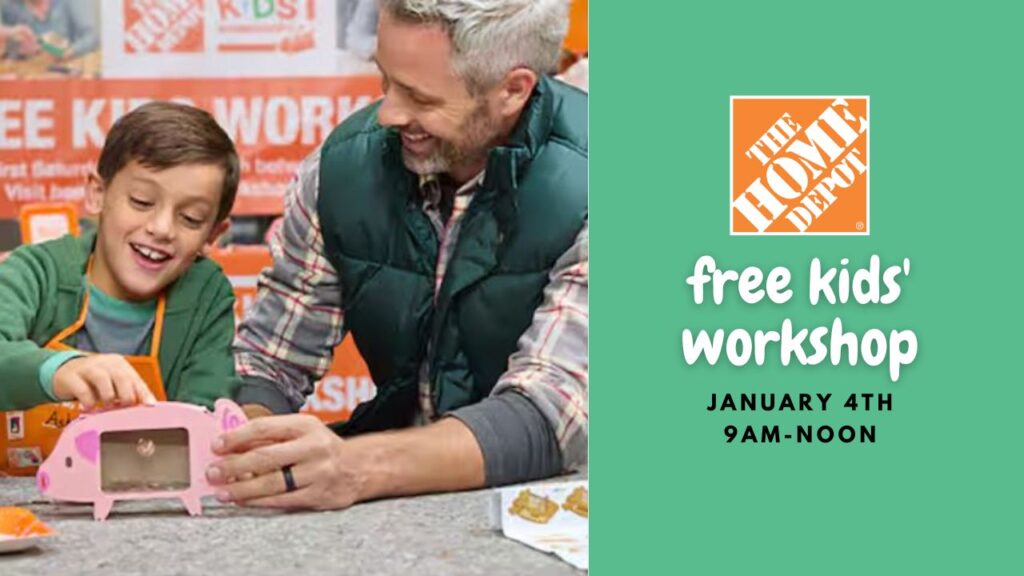 FREE Home Depot Kids' Workshop | Piggy Bank :: Southern Savers