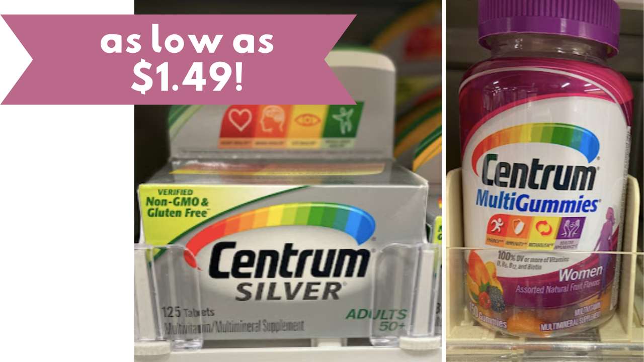 $1.49 Centrum (reg. $11.49) at the Publix Extra Savings Event ...