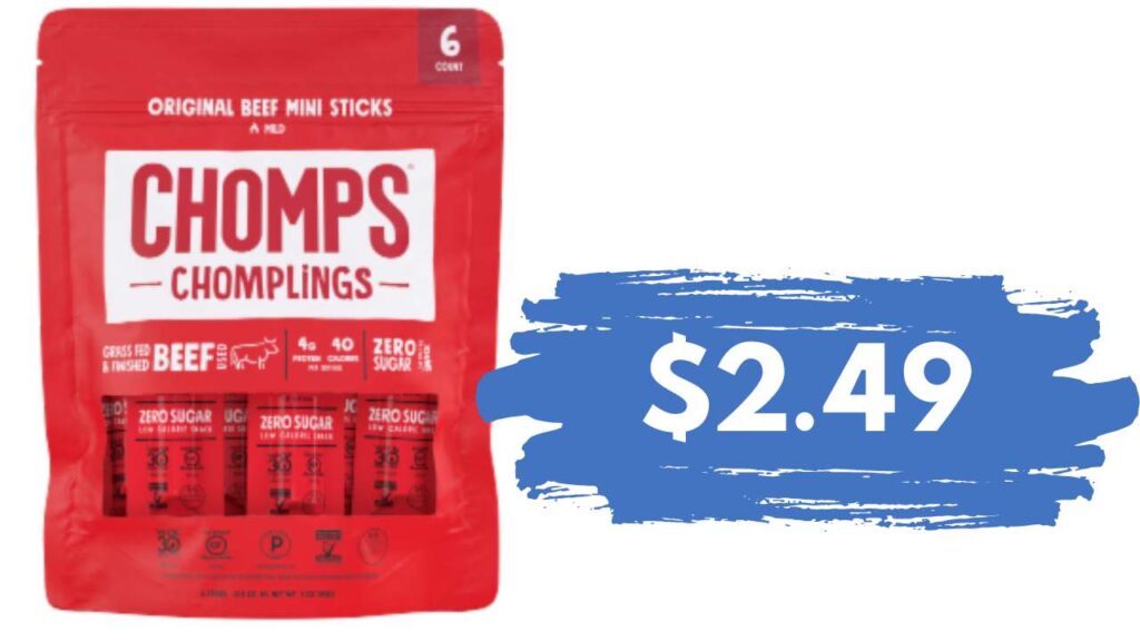 Save $3 on Chomps Meat Sticks| $2.49 at Publix :: Southern Savers