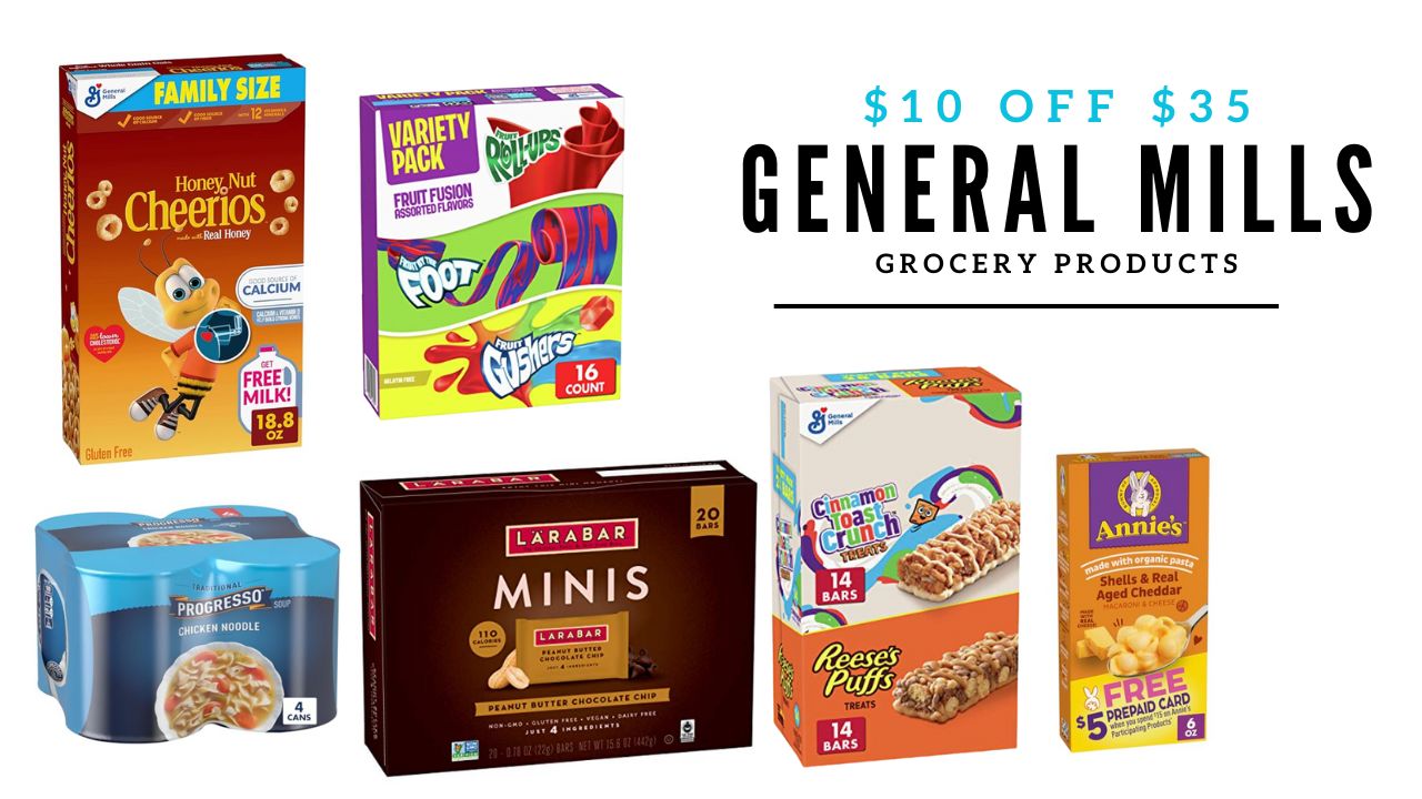 $10 off $35 Purchase of General Mills Products on Amazon :: Southern Savers