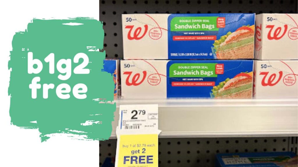 Walgreens Storage, Freezer, & Sandwich Bags B1G2 Free :: Southern Savers