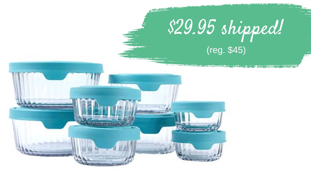 HSN | 16-Piece Glass Food Storage Set $29.95 + Free Shipping ...