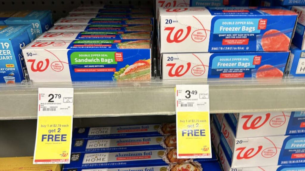 Walgreens Storage, Freezer, & Sandwich Bags B1G2 Free :: Southern Savers
