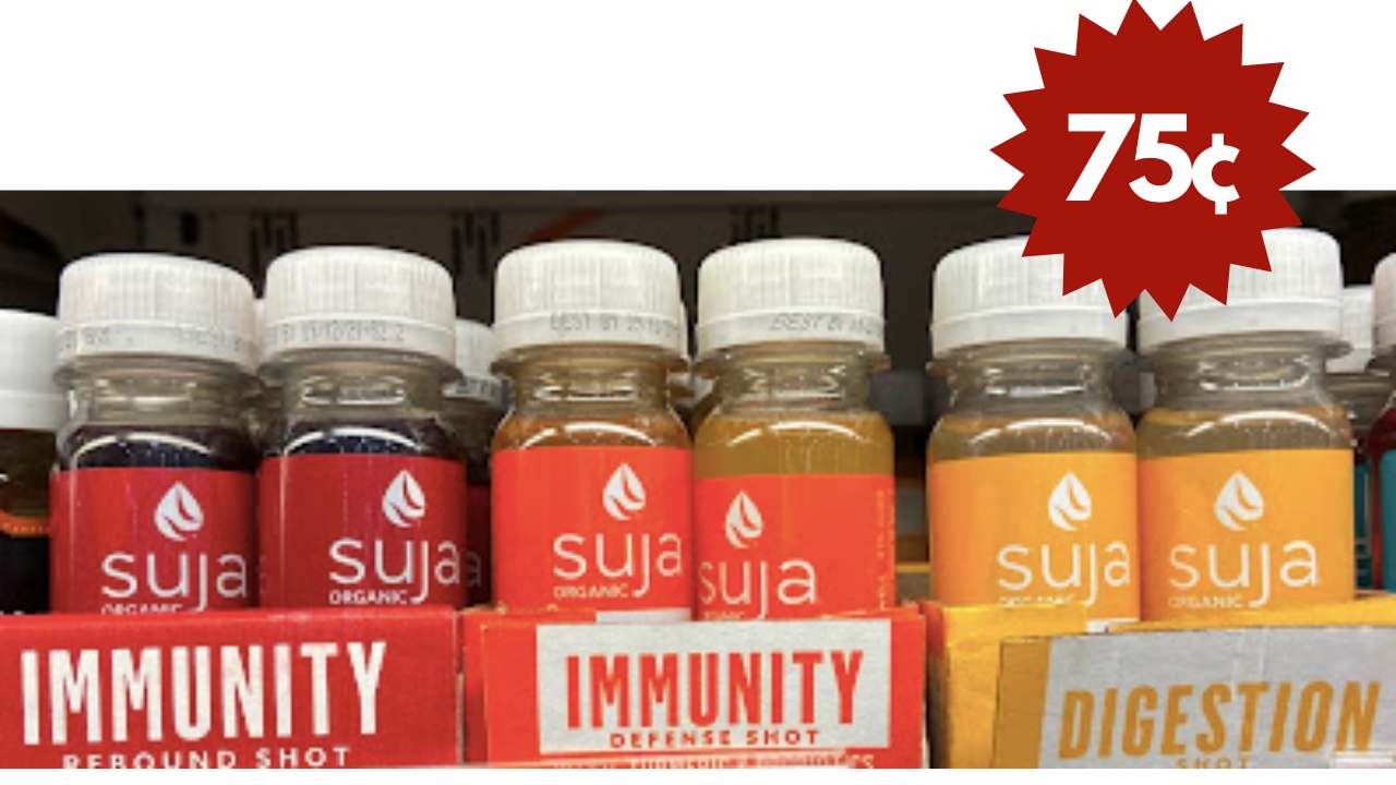75¢ Suja Organic Wellness Shots :: Southern Savers