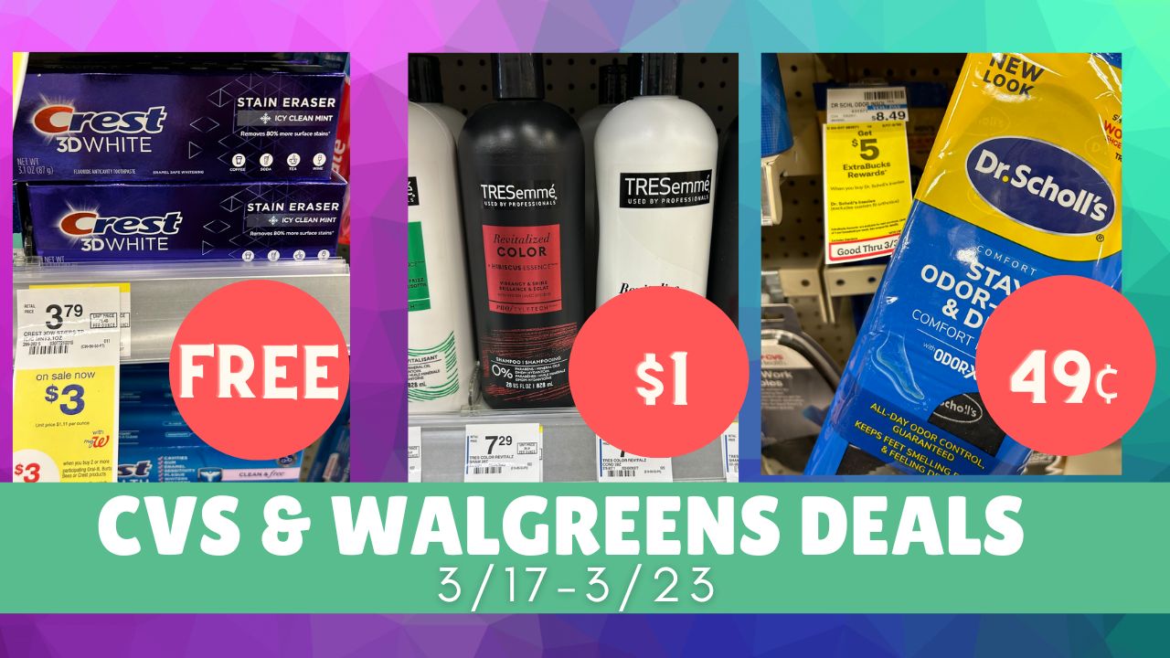 Video: Top CVS & Walgreens Deals 3/17-3/23 :: Southern Savers