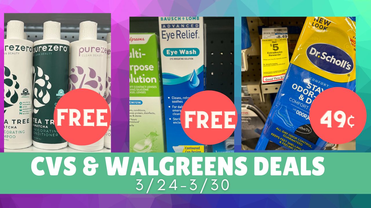 Video: Top CVS & Walgreens Deals 3/24-3/30 :: Southern Savers