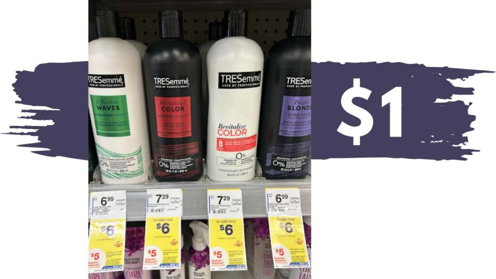 $1 TRESemme Shampoo & Conditioner at Walgreens :: Southern Savers