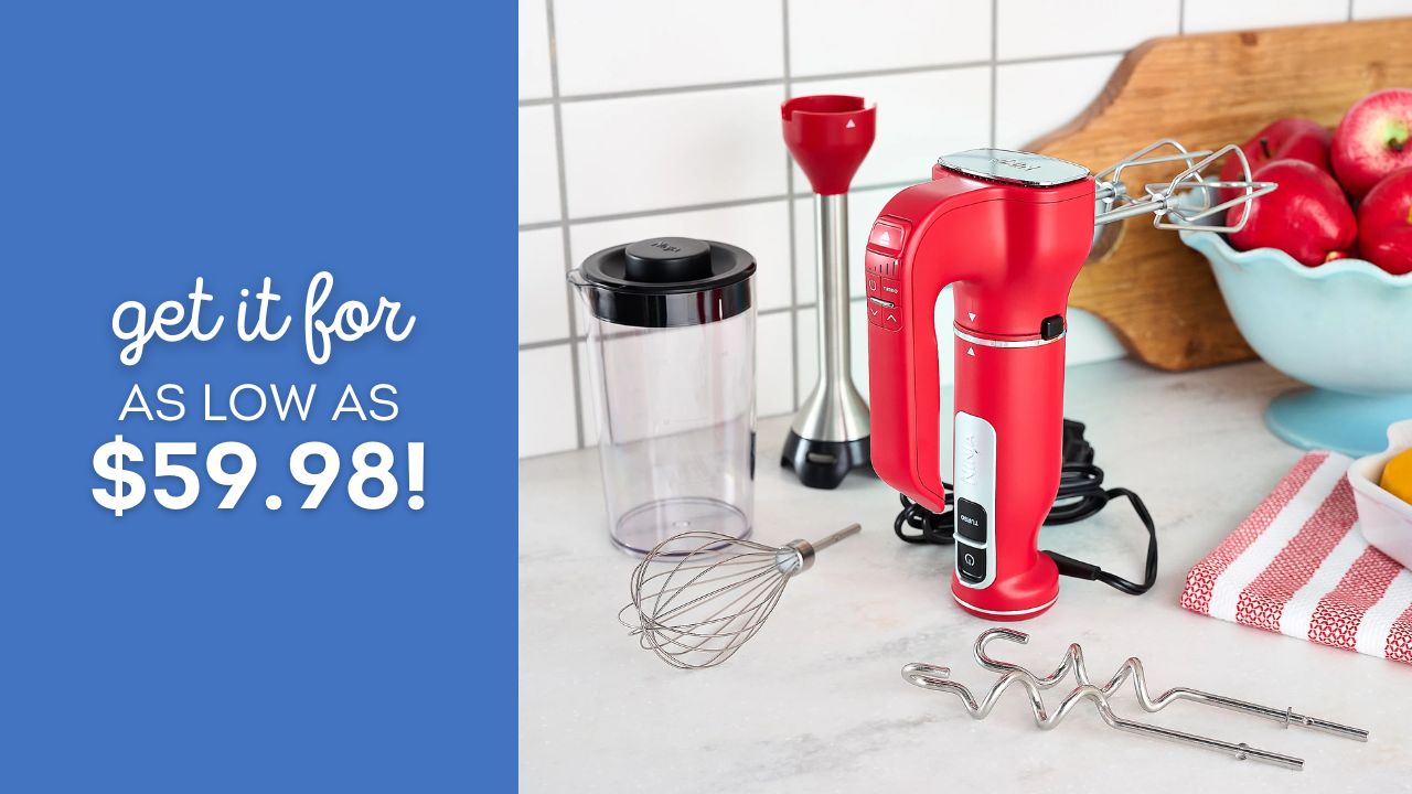 QVC | Ninja Foodi Hand Mixer System As Low As $59.98 (reg. $99 ...