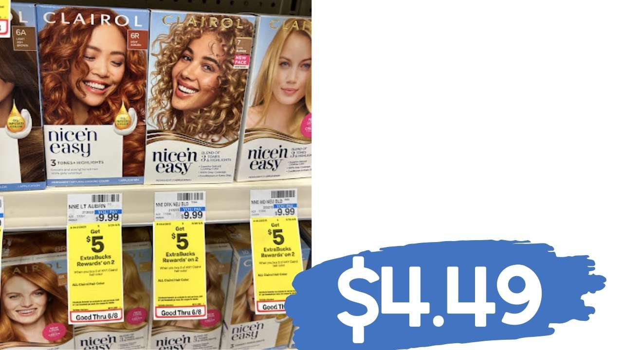 $4.49 Clairol Hair Color at CVS :: Southern Savers