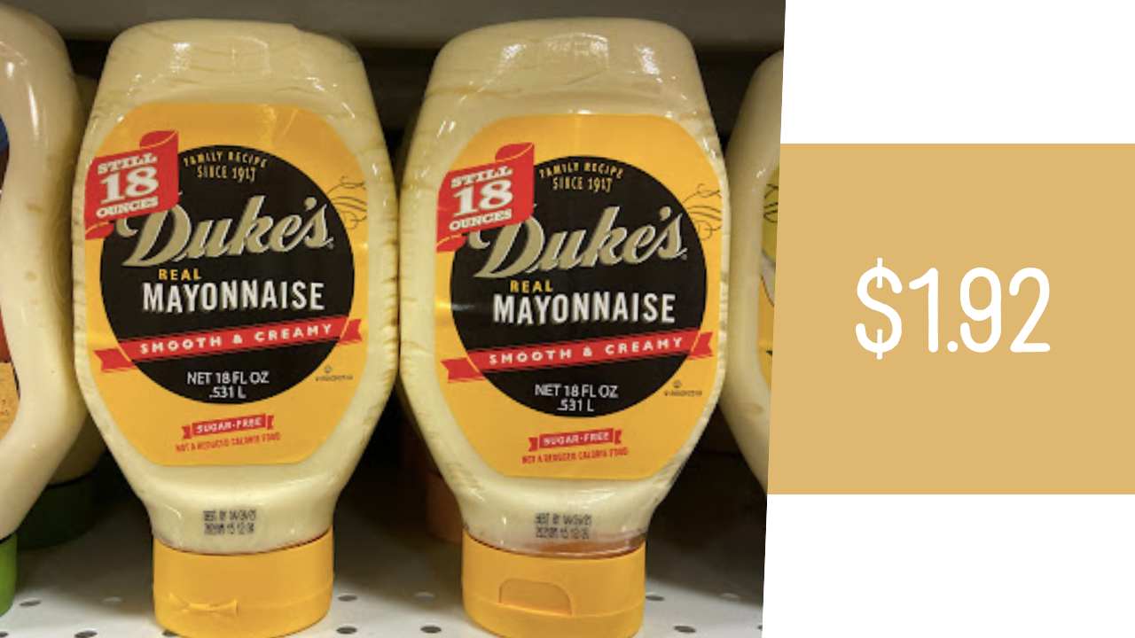 $1.92 Duke's Mayonnaise at Publix :: Southern Savers