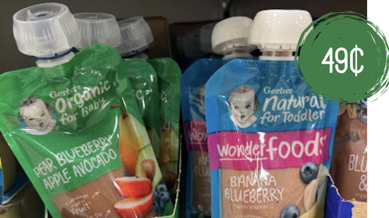 49¢ Gerber Baby Food Pouches at Kroger :: Southern Savers