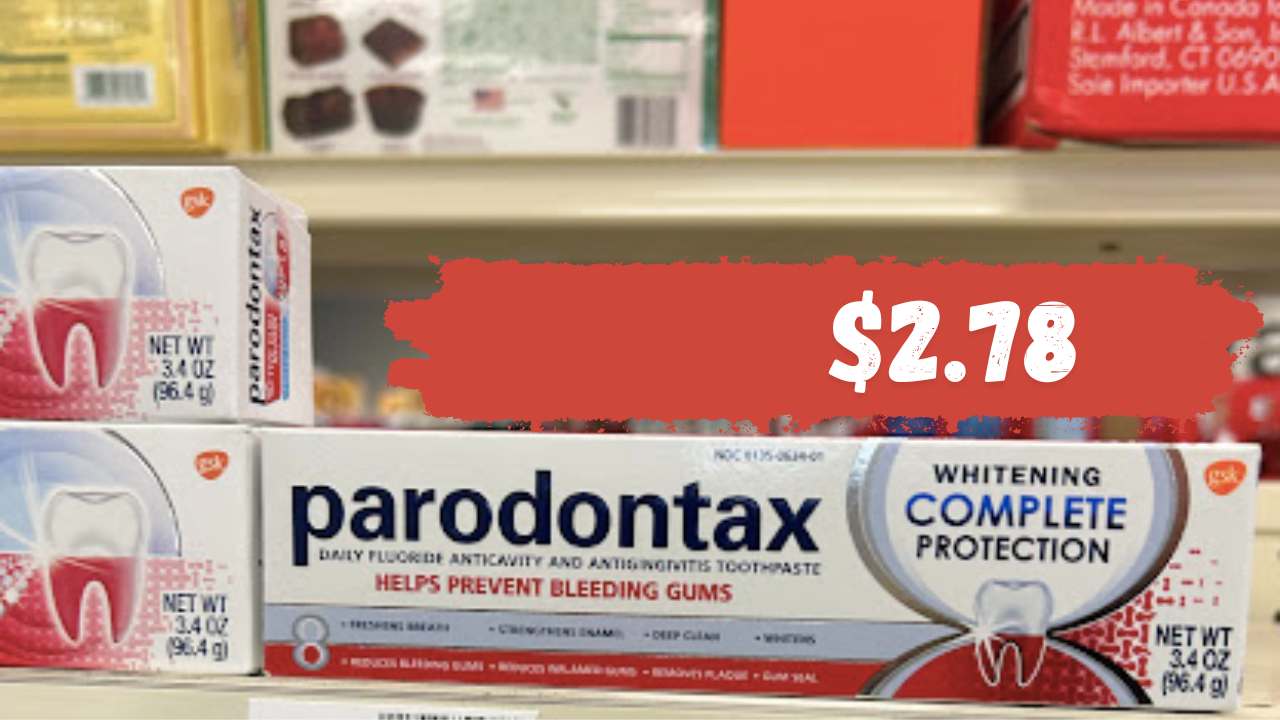 Get Ready for $2.78 Parodontax Toothpaste (reg. $8.79) Starting ...