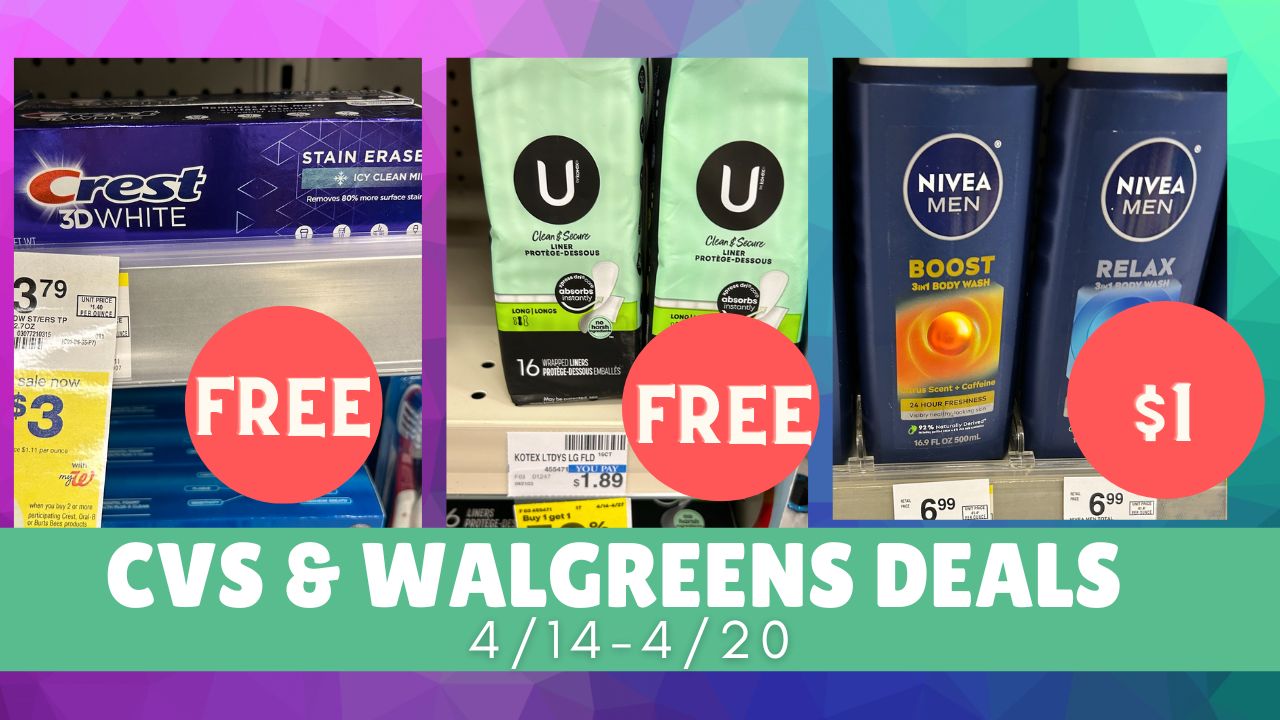 Video: Top CVS & Walgreens Deals 4/14-4/20 :: Southern Savers