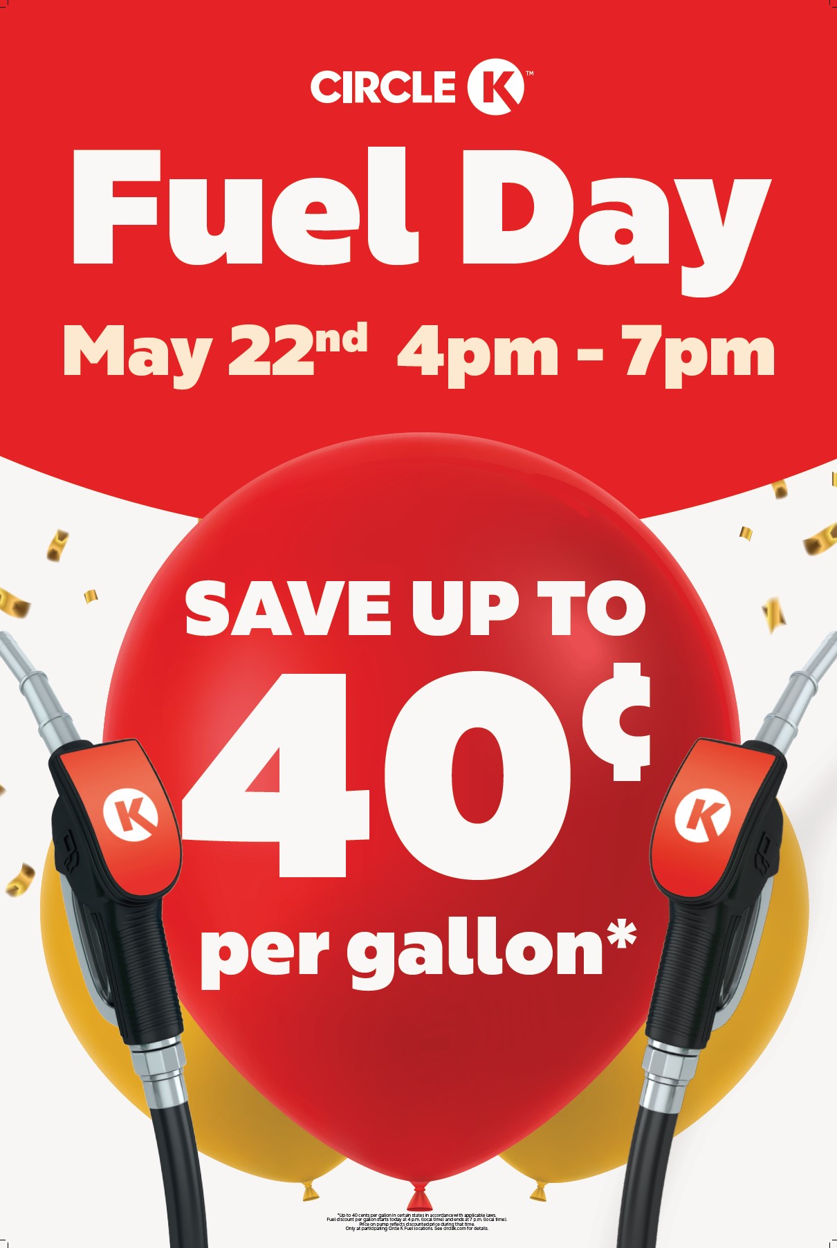 Get 40¢ Off Per Gallon Of Fuel At Circle K | Today Only! :: Southern Savers