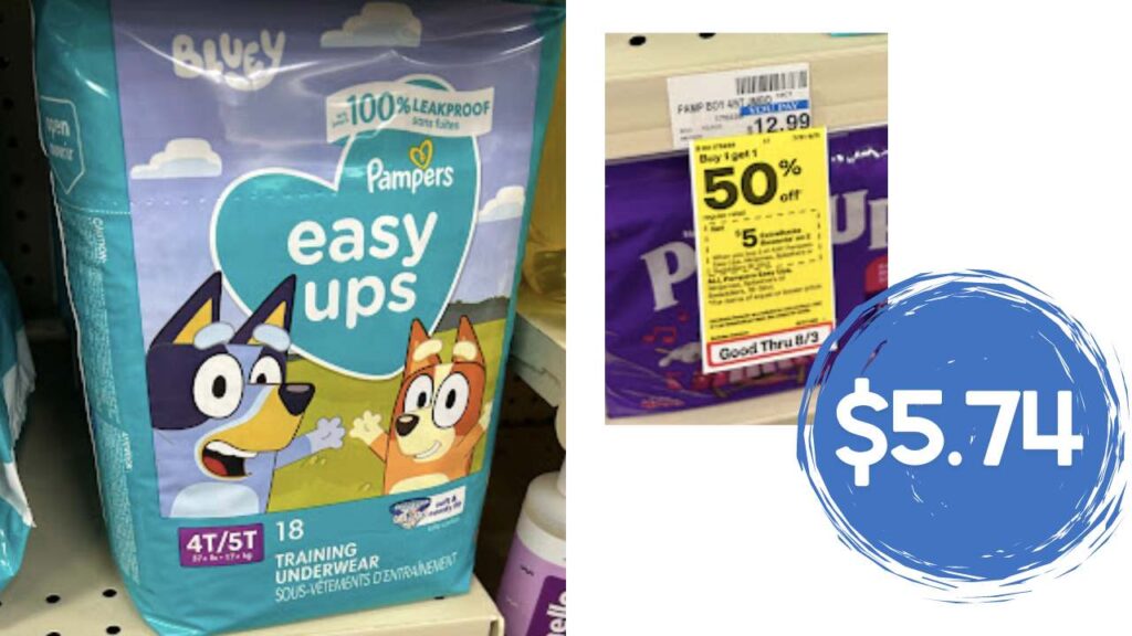 $5.74 Pampers Easy Ups at CVS :: Southern Savers