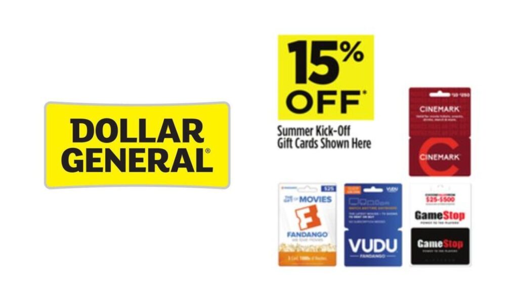 Dollar General | 15% Off Entertainment Gift Cards In-Store :: Southern ...