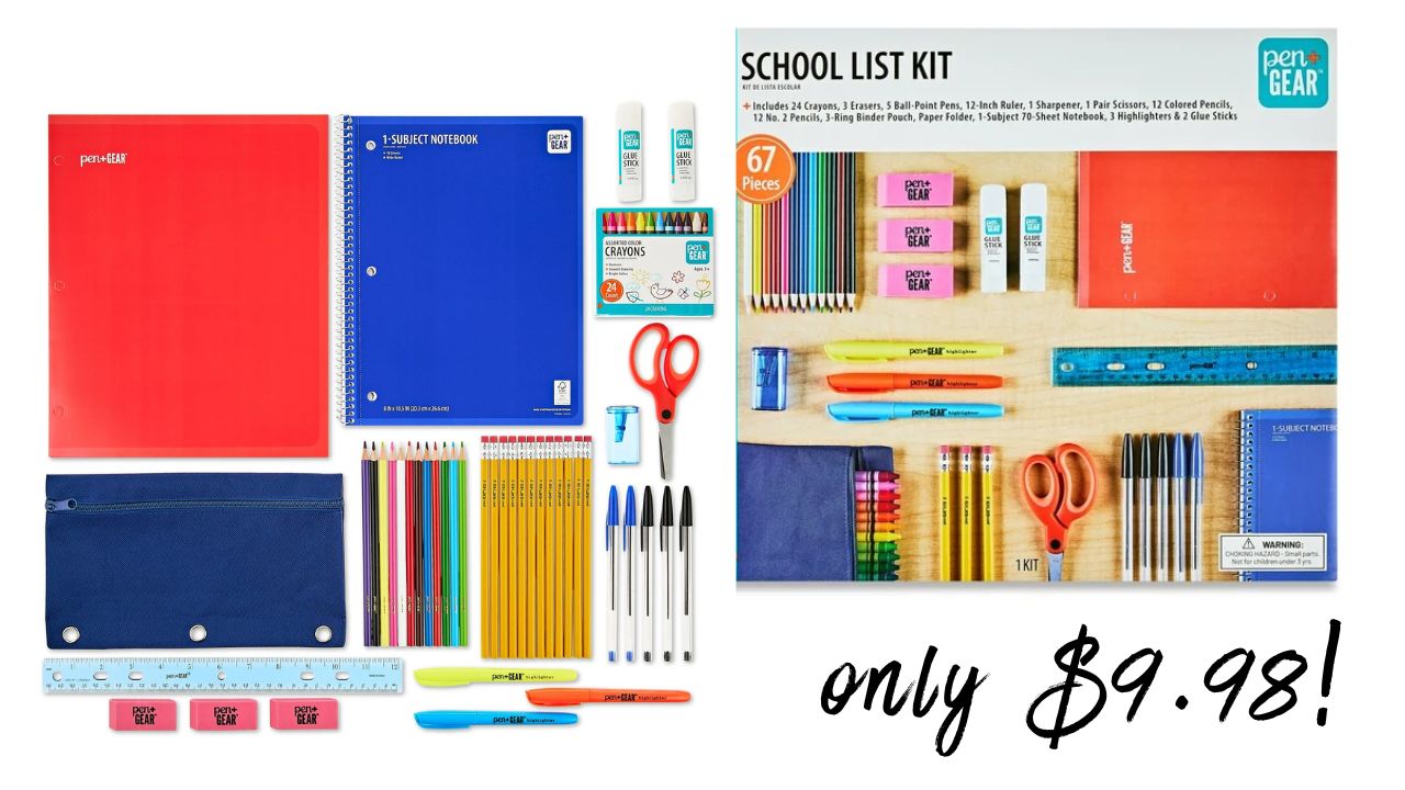 67-Piece School Supplies Kit For Just $9.98 at Walmart! :: Southern Savers