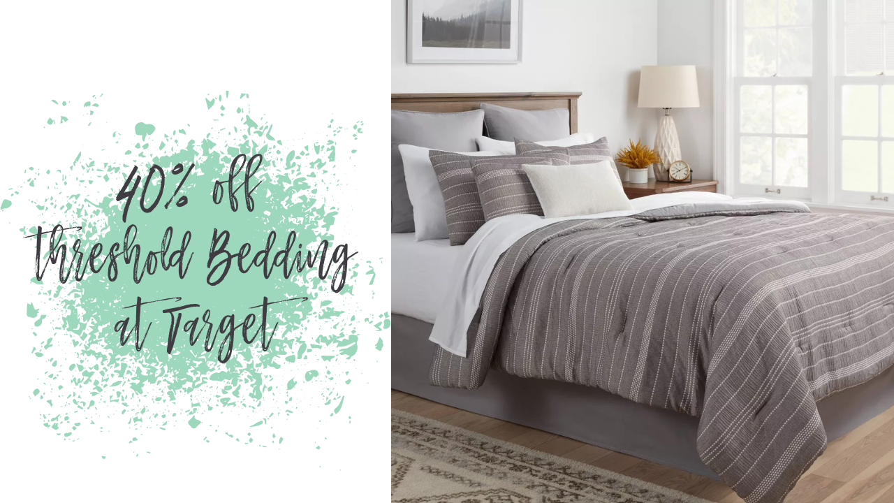 Target Circle Offer | 40% Off Threshold Bedding :: Southern Savers