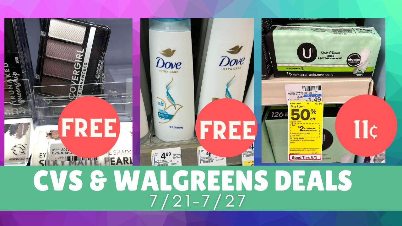 Video: Top CVS & Walgreens Deals 7/21-7/27 :: Southern Savers