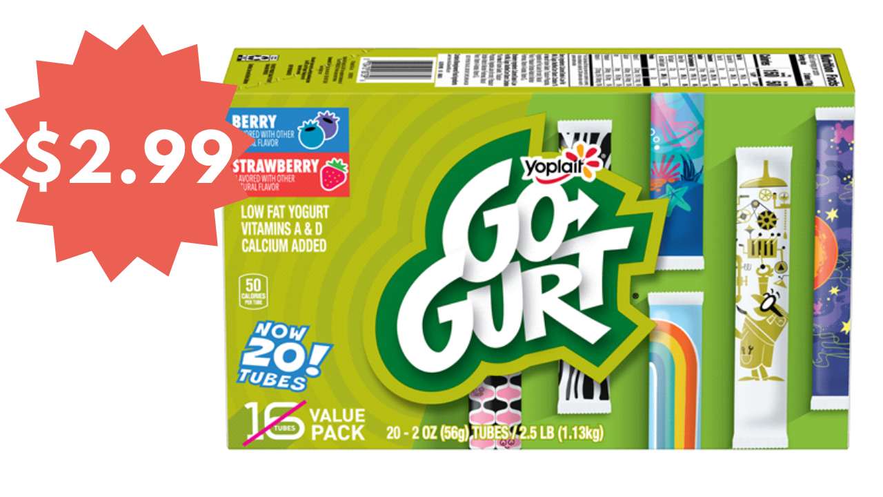 $2.99 Yoplait Go-Gurt 20-Packs at Kroger :: Southern Savers