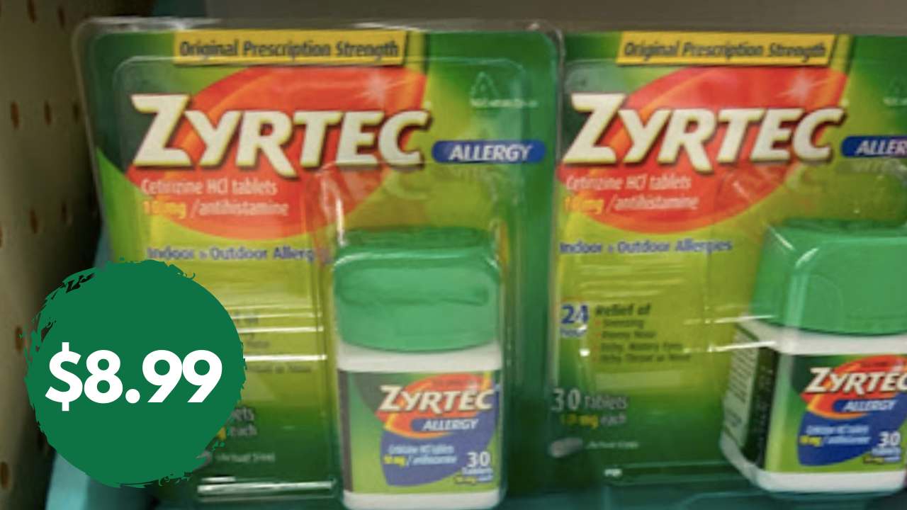 Zyrtec Deal | Save $25 on Allergy Relief Tablets! :: Southern Savers