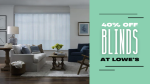 40% Off Levolor Custom Blinds at Lowe's :: Southern Savers