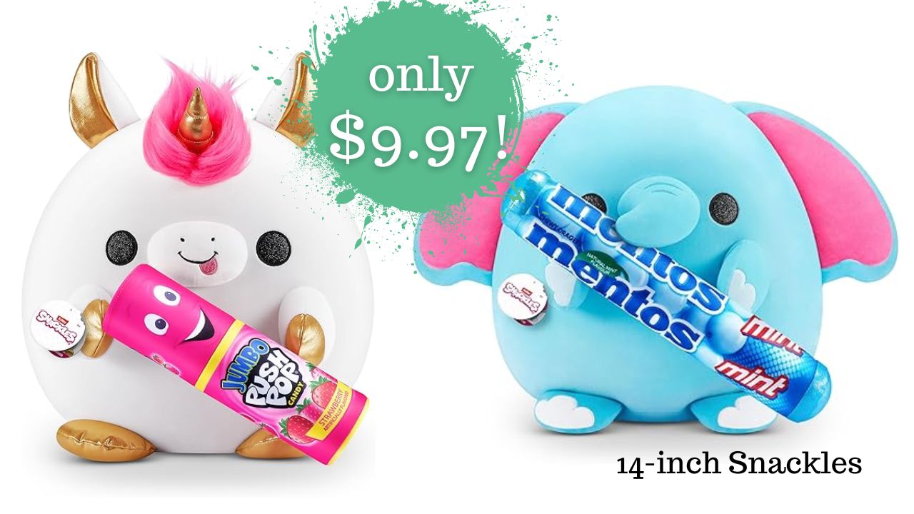 Snackles 14-Inch Plushies Just $9.97 Shipped at Amazon (reg. $20 ...