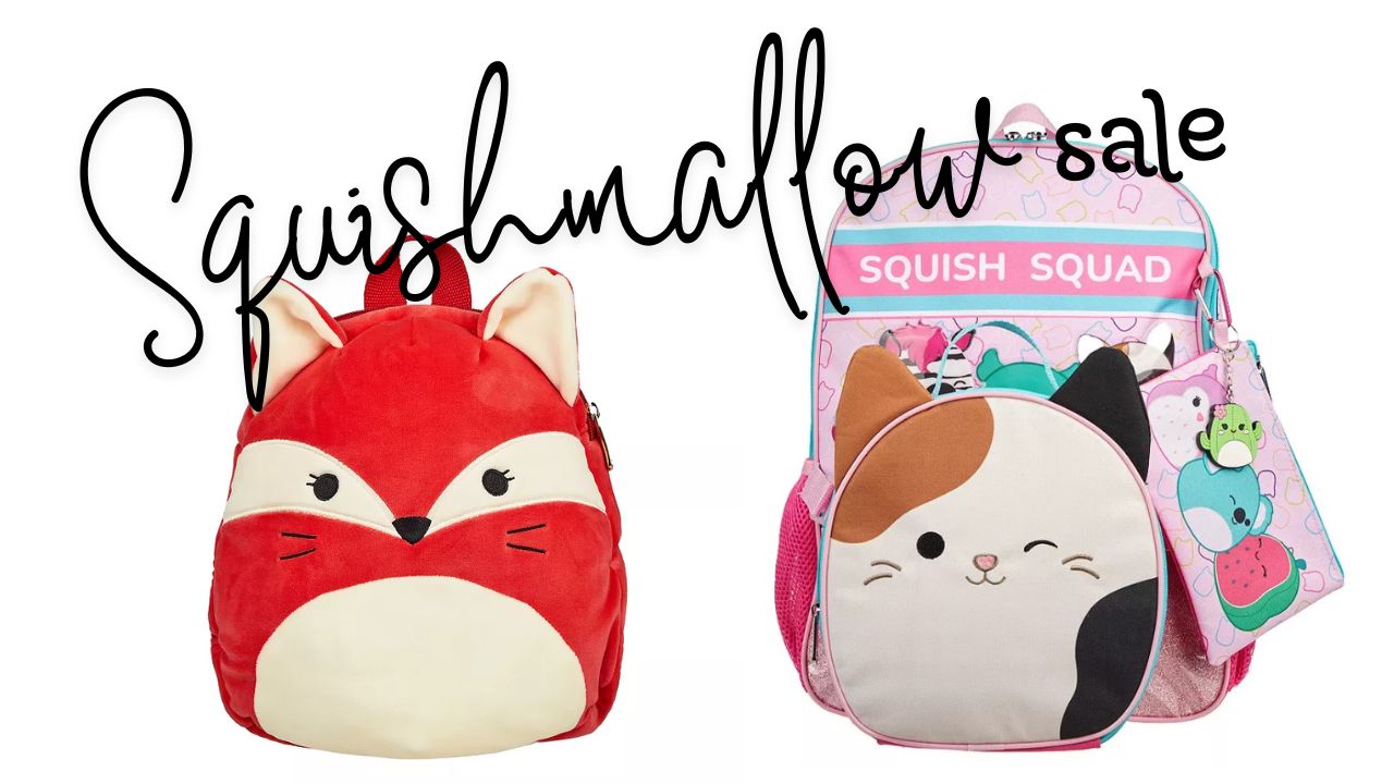 Squishmallow Backpack Sets Only $19.99 at Kohl's (reg. $30) :: Southern ...