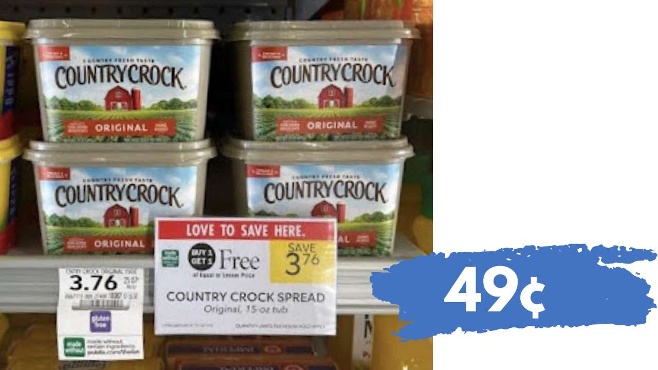 49¢ Country Crock Spread at Publix! :: Southern Savers