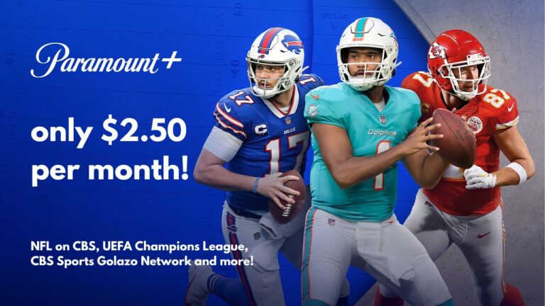 Watch NFL Football With Paramount+ Offer For Just $2.50/month ...