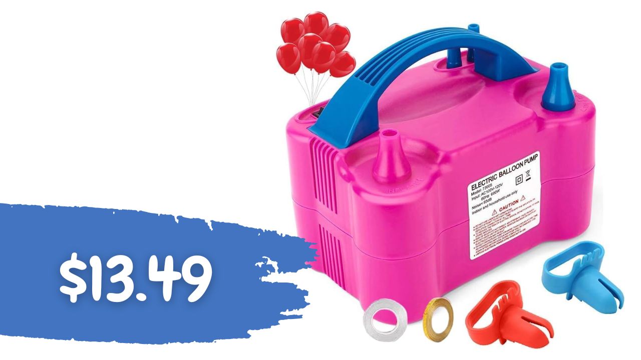Electric Air Balloon Pump Only $13.49 (reg. $27) at Amazon | Easy ...