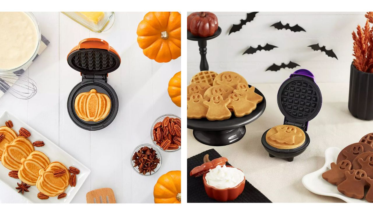 Dash Mini Waffle Maker for $7.99 (reg. $19.99) | Ghosts, Pumpkins ...