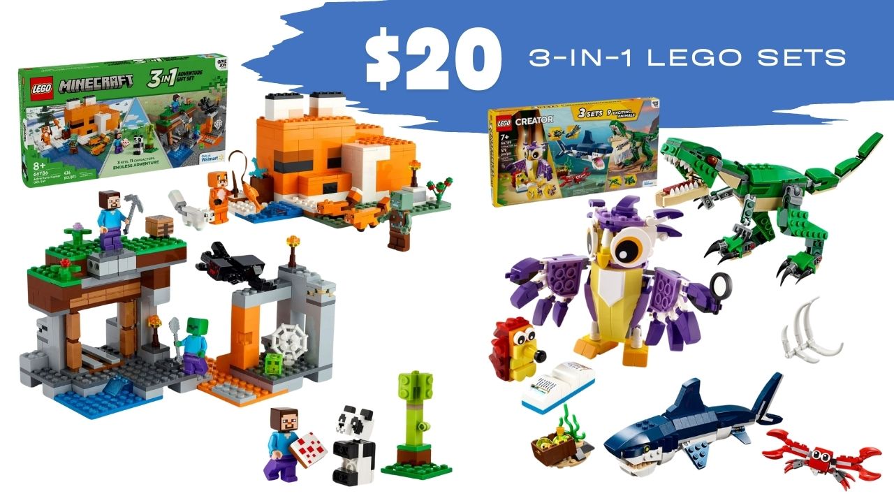 LEGO Minecraft 3-in-1 Building Set Only $20 at Walmart! :: Southern Savers