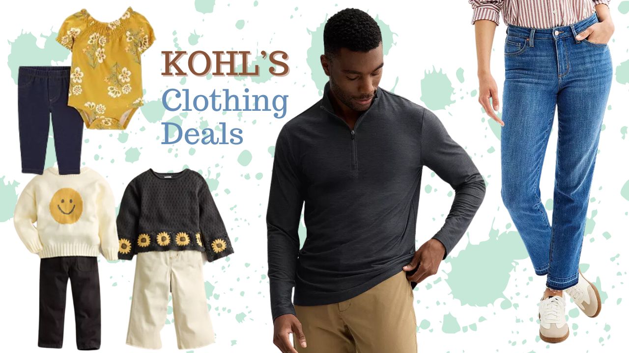 Kohl's Clothing Deals For the Family | Extra 25% Off + Free Shipping ...