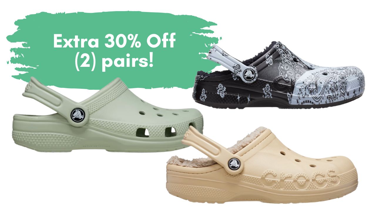 Extra 30% Off When You Buy (2) Or More Crocs :: Southern Savers